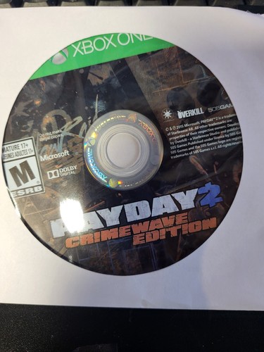 Payday 2: Crimewave (Microsoft Xbox One, 2015) GAME ONLY 812872018515| eBay