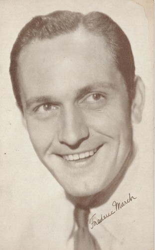 Vintage Movie Star Photograph - Frederic March Sepia Image as Young Man ...