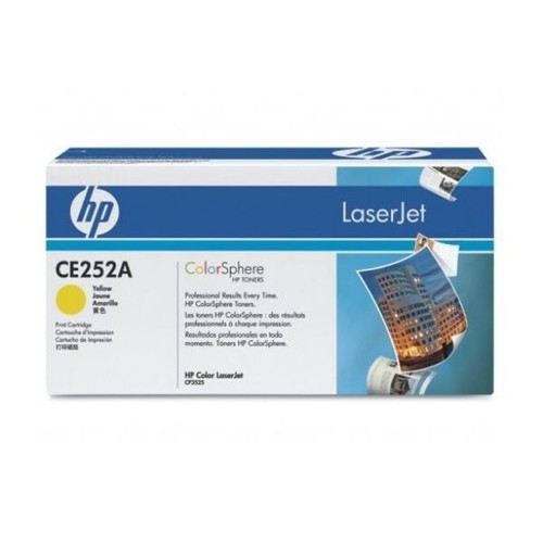NEW HP CE252A 504a Yellow Toner Cartridge Genuine SEALED Box | eBay