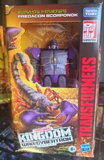 Transformers War for Cybertron: Kingdom Predacon Scorponok