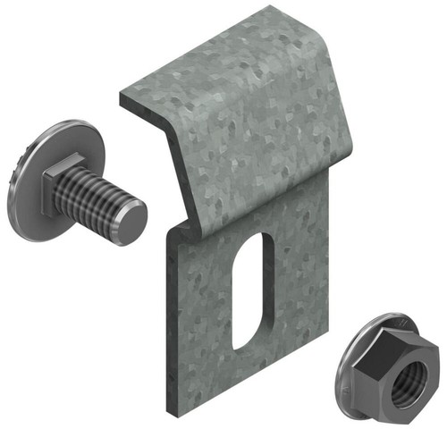 Oglaend System 1372672, HDG, Horizontal Mount, Standard, Cover Clamp, 1 ...