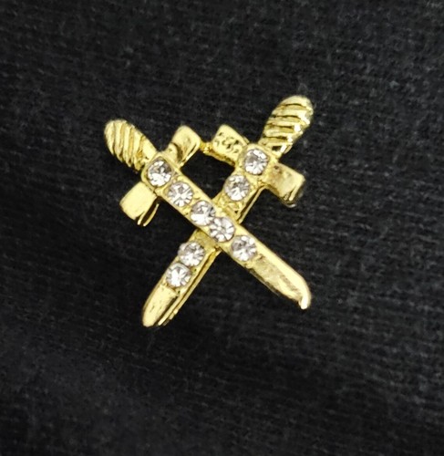 Officers pin OES Sentinel gold post back | eBay