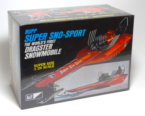 MPC 1/20 Scale Rupp Super Sno-Sport Dragster Snowmobile Plastic Model ...