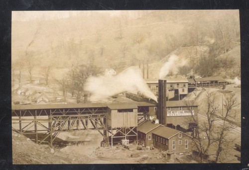 REAL PHOTO NEFFS OHIO COAL MINE MINING POSTCARD COPY | eBay