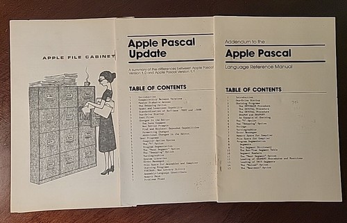 Apple Pascal-Update and Addendum to Language Reference Manual 1979 File ...
