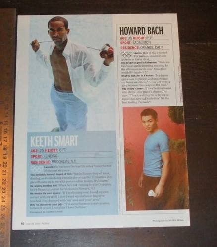 Howard BACH Keeth Smart original ONE magazine clipping page PHOTO ...
