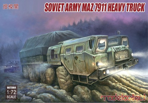 ModelCollect 1/72 UA-72064 Soviet Army MAZ-7911 Heavy Truck | eBay