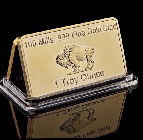 Superb 1 troy ounce 100 Mills .999 Fine Gold Collector Bar with Free ...