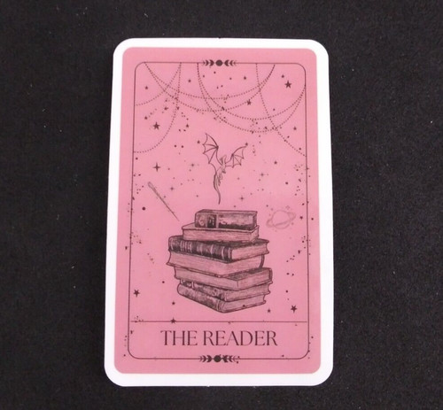 The Reader Cartoon Astrology Tarot Card Sticker 2.5" x 1.5" | eBay