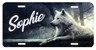 CUSTOM PERSONALIZED LICENSE PLATE NIGHT WOLF AUTO TAG | eBay