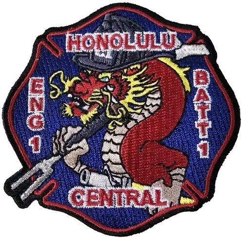 Honolulu Fire Dept.-Central, Station01 Patch 3 Inch | eBay