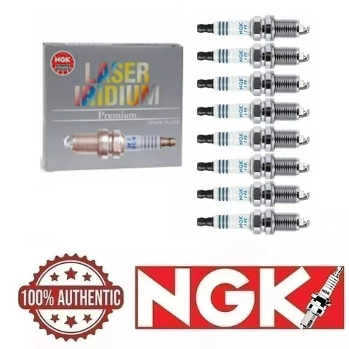 For Set of 8 Pre-Gapped Spark Plugs NGK Laser Platinum Resistor PLKR7A ...