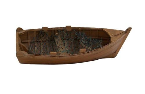 Vintage Hand Crafted Scale Model of a Fishing Boat - Canada - Mid 20th ...