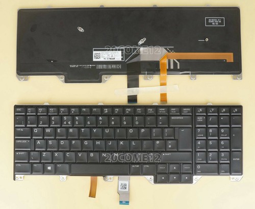 New for DELL Alienware 17 R4 Keyboard Backlit UK | eBay