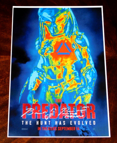 BRIAN A. PRINCE "FUGITVE PREDATOR" SIGNED THE PREDATOR 12X18 MOVIE ...
