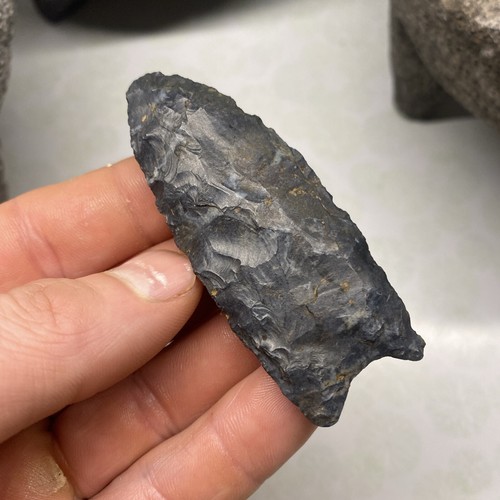 MLC s5442 2 7/8” Coshocton Chert Fluted Paleo Clovis Arrowhead Ohio Artifact | eBay