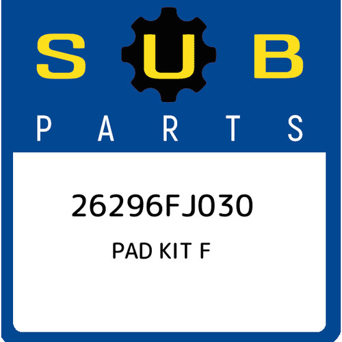 26296FJ030 Subaru Pad kit f 26296FJ030, New Genuine OEM Part | eBay