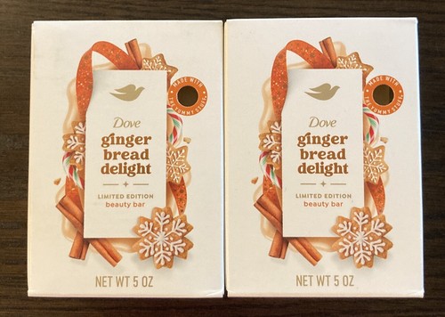 Dove Limited Edition Holiday Treats Bar Soap GINGERBREAD DELIGHT 5oz ...
