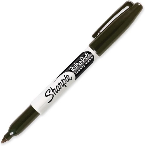 Sharpie Rub-A-Dub Permanent Laundry Marker Fine Black - Pack of 1 | eBay