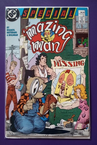 Mazing Man Special #1 Comic DC 1987 Bob Rozakis Stephen DeStefano One ...