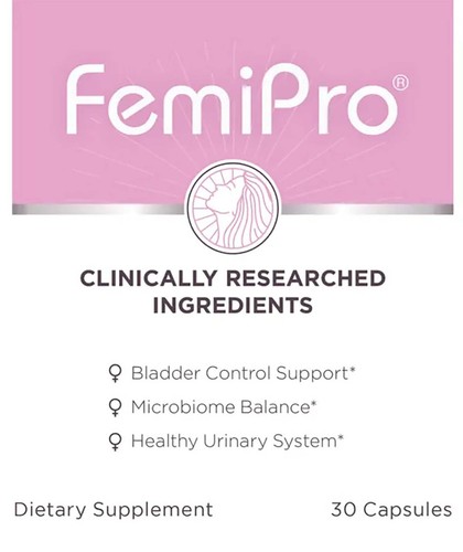 FemiPro Natural Bladder Control Urinary System Support - Genuine Femi ...