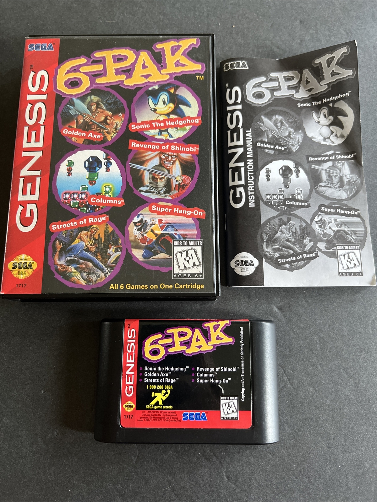 6-Pak Value - GoCollect (sega-genesis-6-pak )