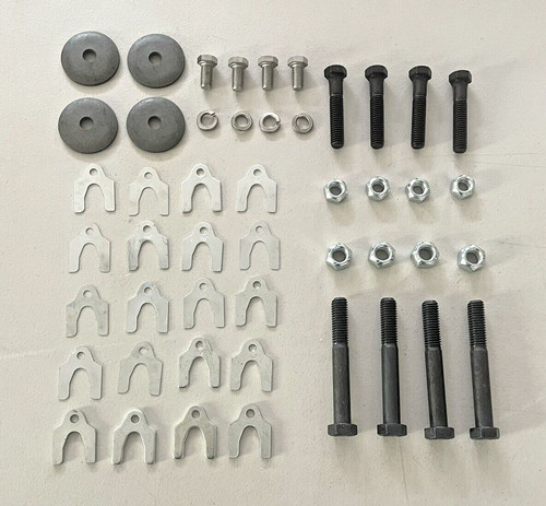 OE Bolts Control arm Bolt Kit Upper & Lower + Shaft Bolts & Shims 48 ...