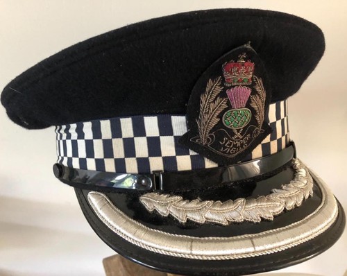 British BOROUGH COMMANDER POLICE VISOR CAP-SPECIAL Scottish | eBay