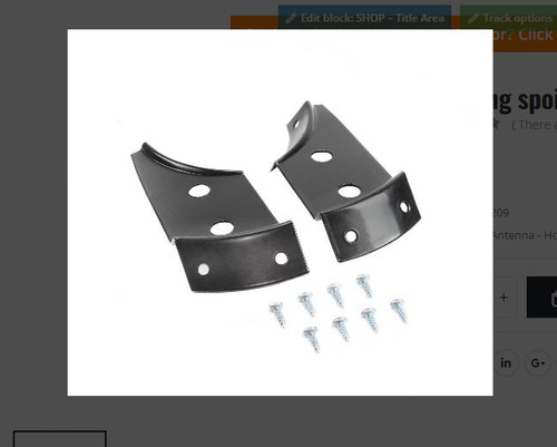 Go Wing spoiler Brackets 70 Cuda | eBay