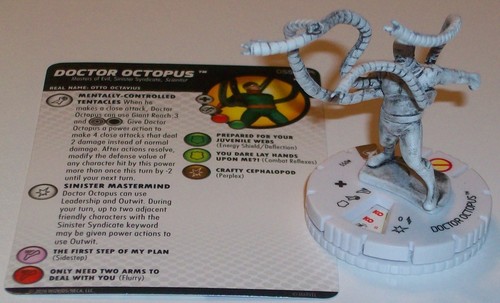 DOCTOR OCTOPUS 055 Superior Foes Of Spider-Man HeroClix Super Rare ...