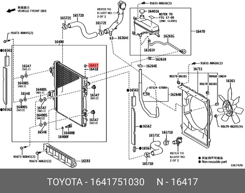 Genuine OE plug, radiator drain cock, 1641751030 for TOYOTA 16417-51030 ...