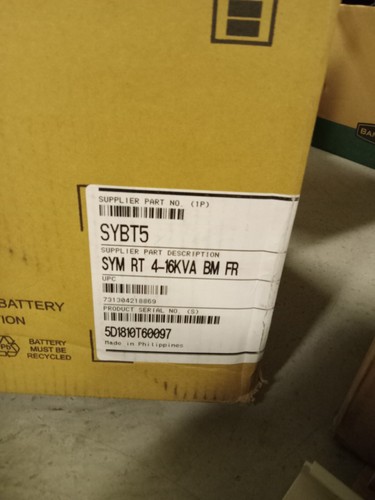 New OPEN BOX APC SYBT5 RT 4-16KVA BM FR Battery for Symetra LX | eBay