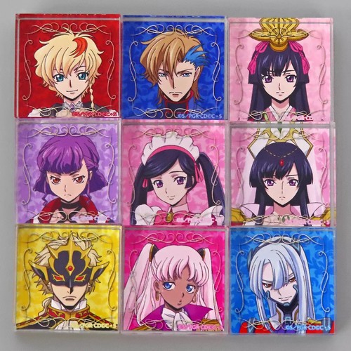 Code Geass Recapture of Rose Acrylic Stand Set of 9 Characters | eBay ...