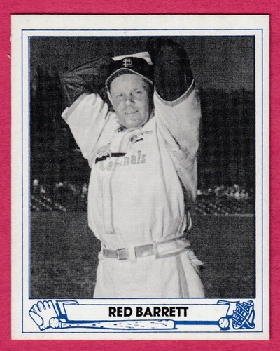 1945 Playball Baseball Card # 28 Red Barrett -- St. Louis Cardinals | eBay