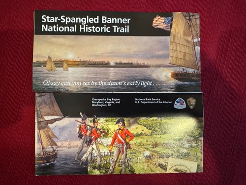 NEW Star-Spangled Banner Trail National Park Service unigrid brochure ...
