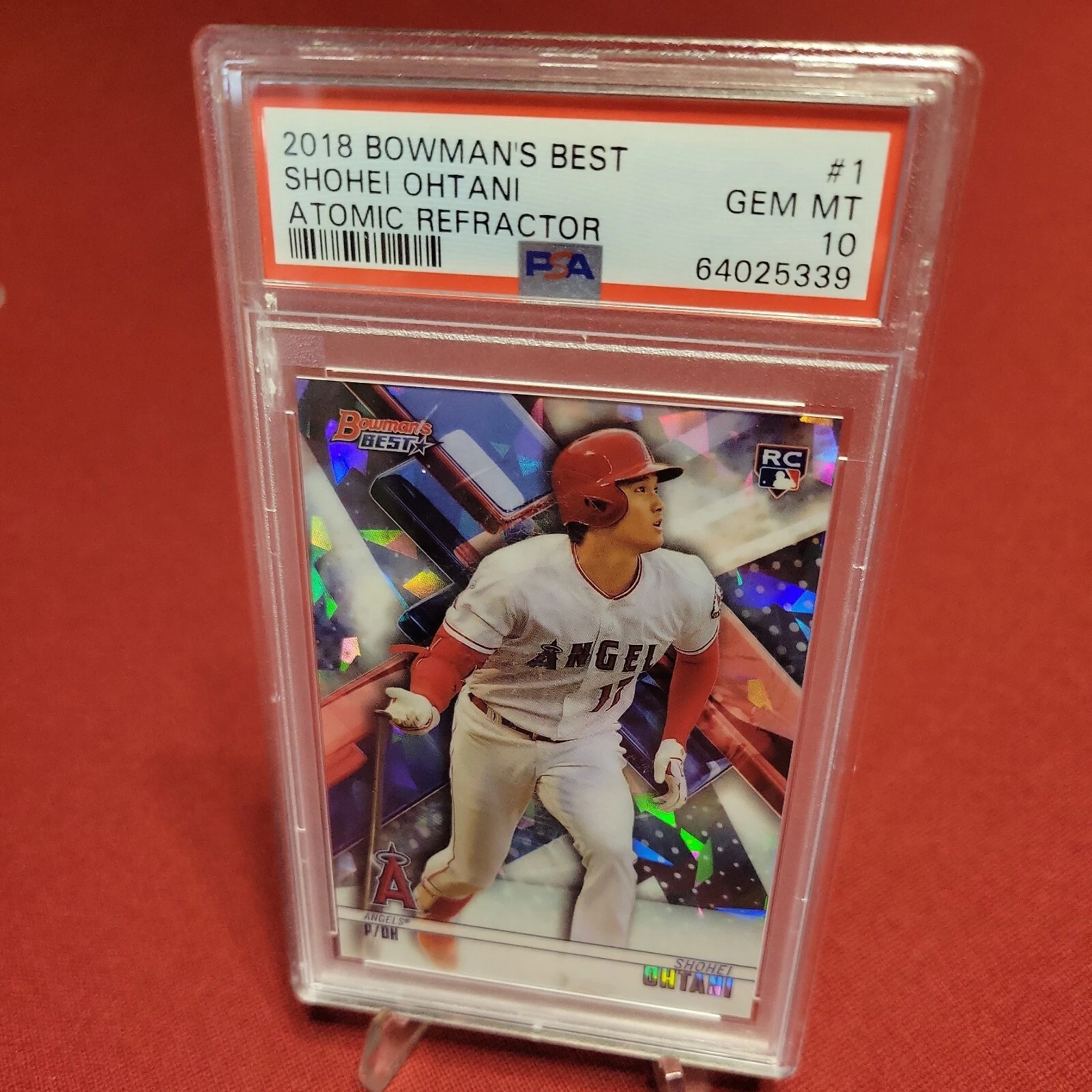Shohei Ohtani 2018 Bowman's Best #1 Atomic Refractor Price Guide ...