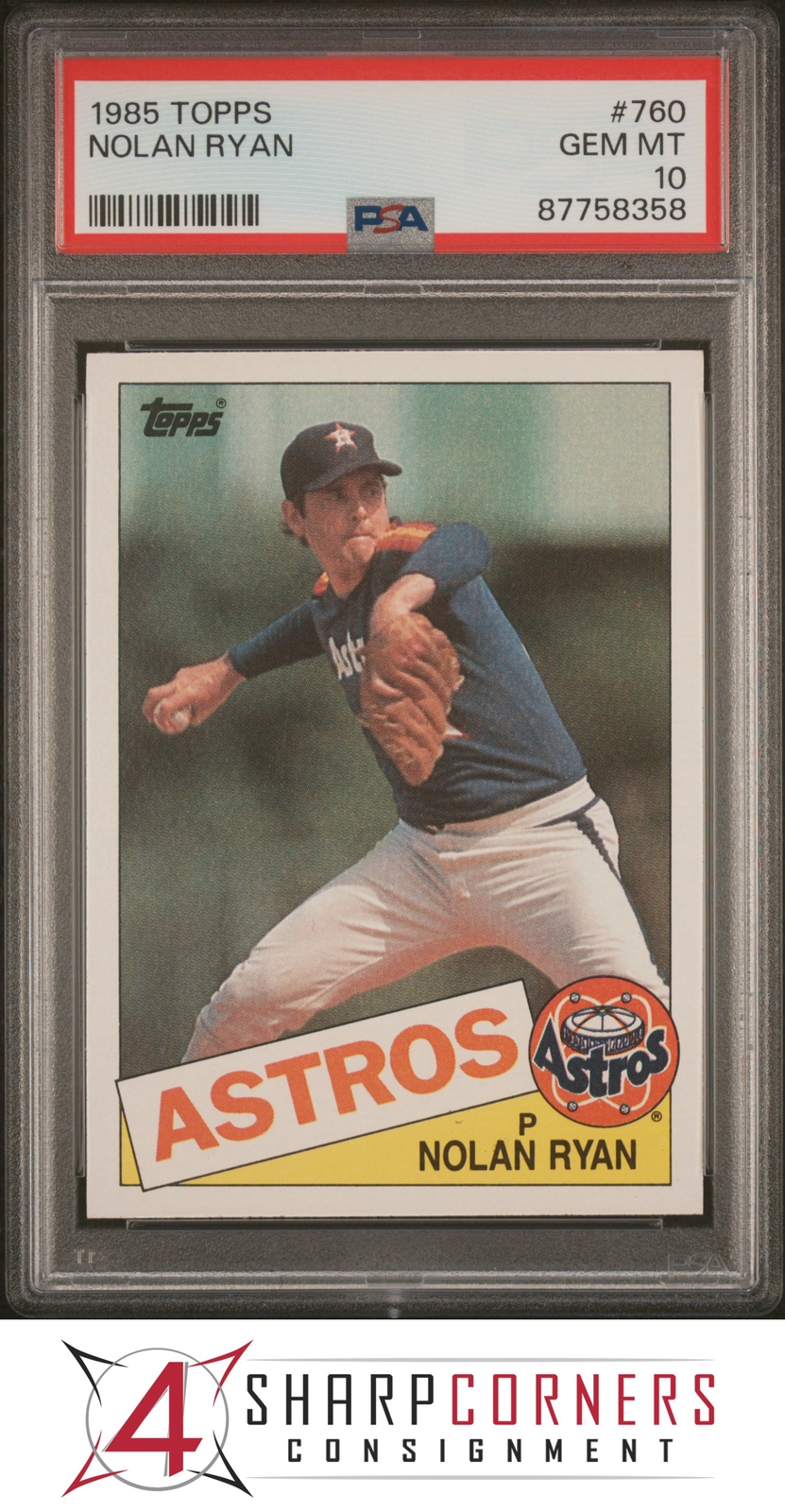 Nolan Ryan 1985 Topps #760 Base Price Guide - Sports Card Investor