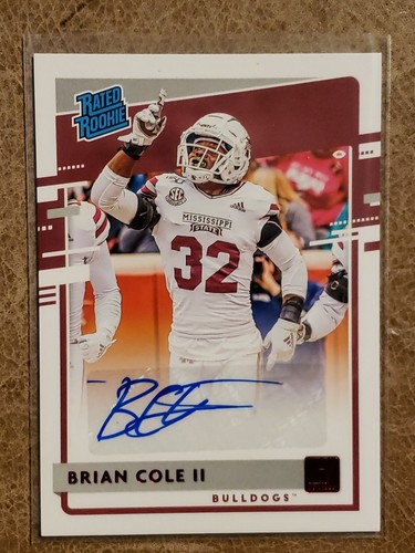 2020 Panini Chronicles Draft Picks Donruss Rated Rookie Brian Cole ll ...