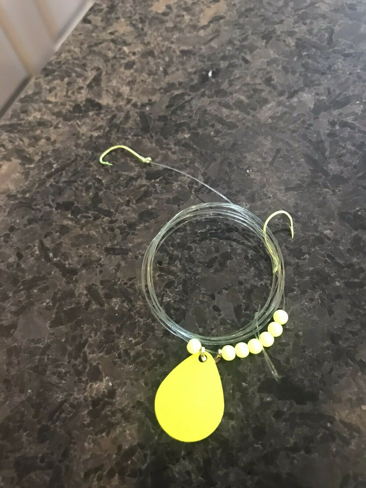 Walleye 2 Hook Spinner Rigs Crawler Harness (Holographic Green) | eBay