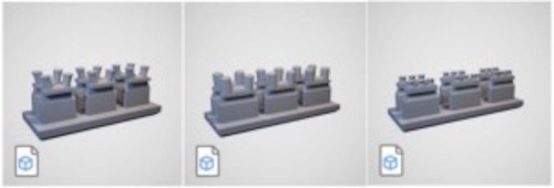 L'Arsenal Models 1/700 NAVAL CLEATS 3 STYLES (72) 3D Printed Set | eBay