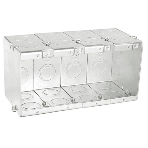 Gangable Masonry Box, Four Gang, 3-1/2 in. Deep TB-435-G | eBay