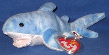 Finn the Shark - Retail Version - Beanie Babies - Beaniepedia