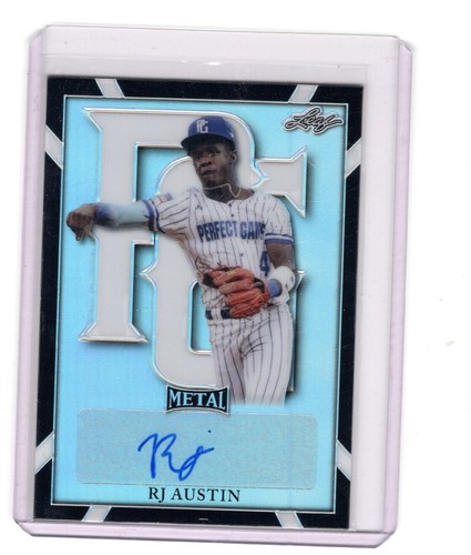 2021 Leaf Metal Draft R.J. Austin Black Prismatic Auto RC /15 | eBay