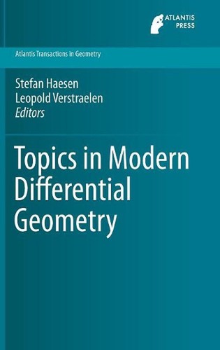Topics in Modern Differential Geometry by Stefan Haesen (English ...