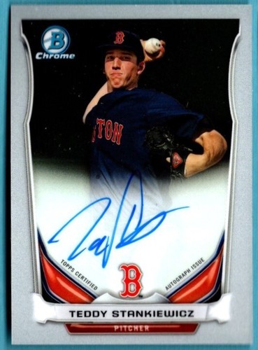 2014 Bowman Chrome Autograph Auto Teddy Stankiewicz Card # BCPA-TS | eBay