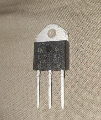 5Pcs BTA26-600B Triac ST MICRO Thyristor BTA26-600 STM 26A 600V TOP3 ...