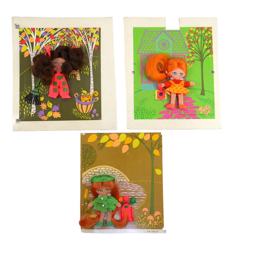 Rare Vintage 1969 Mini Flatsy Fall Collection by Ideal | eBay