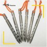 6Pcs Titanium Ti Outdoor Camping V-shaped Tent Canopy Pegs Hooks Stakes ...