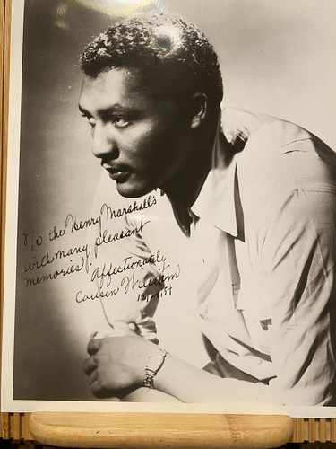 RARE Blacula William Marshall Signed Photo c. 1954 - Actor’s Personal ...