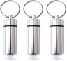 2x Keyring Pill Holder Medicine Tablet Box Key Chain Drug Container ...